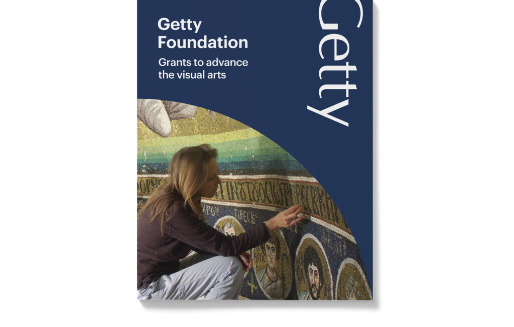 GETTY FOUNDATION BROCHURE Getty Foundation, Los Angeles - Vesna De3ign